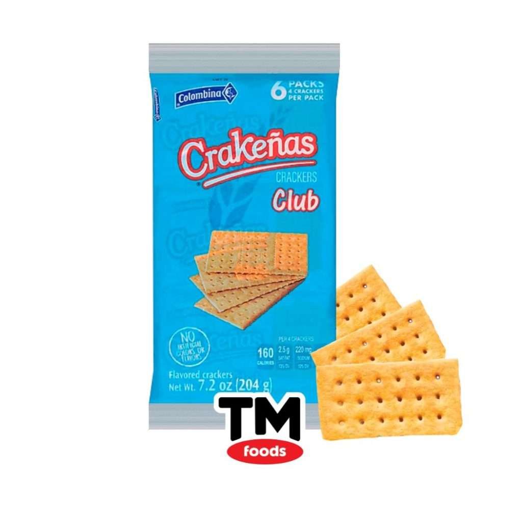 Crakeñas Club Colombina 6 Packs 7.2oz - TM FOODS Austin