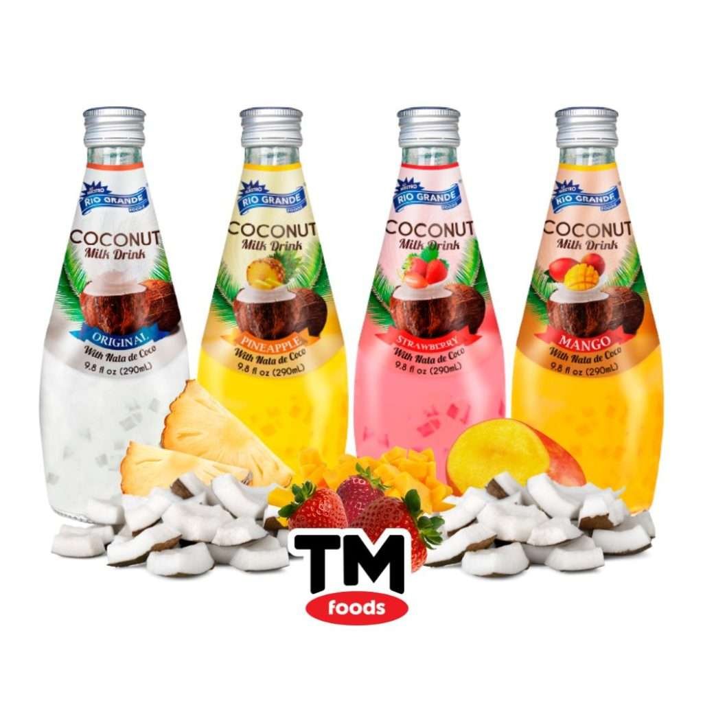 Bebida con Nata de Coco Sabores Variados 6 x 290ml - TM FOODS Austin