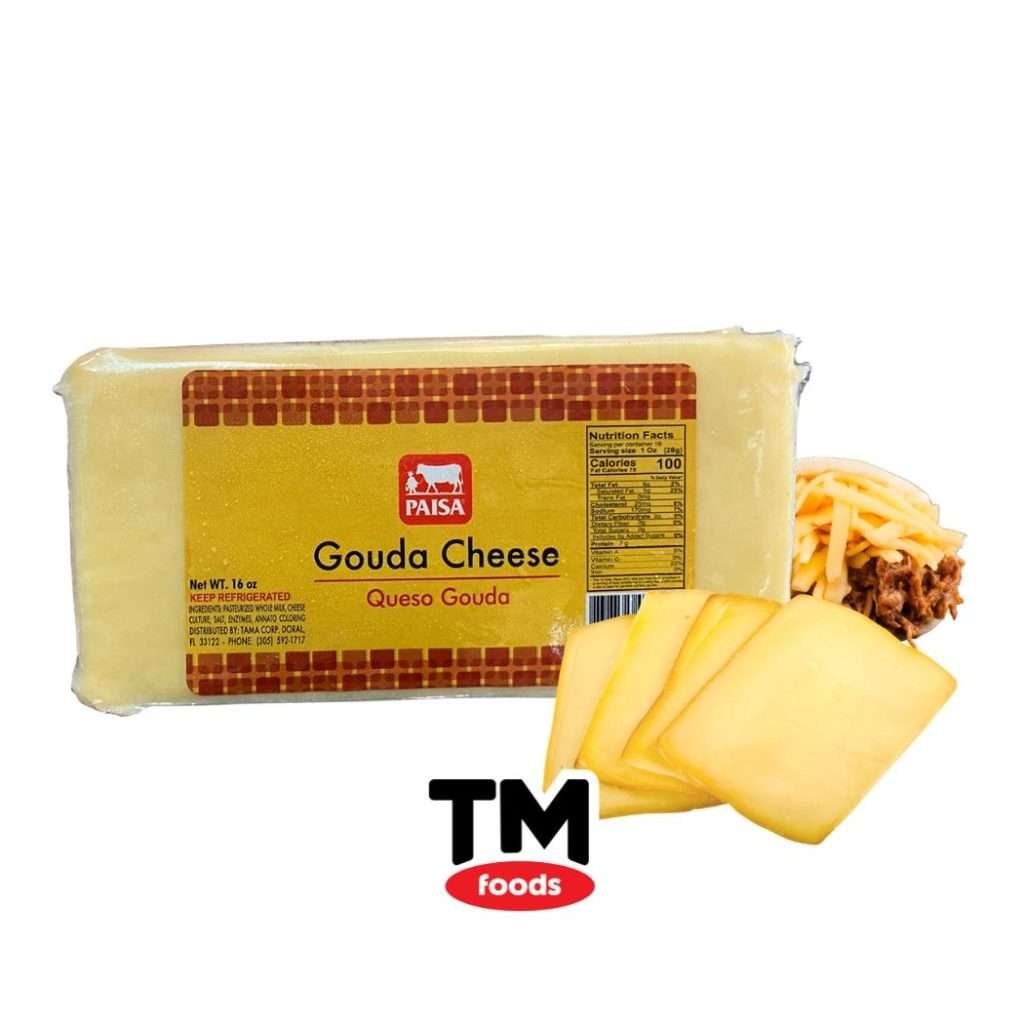 Queso Paisa Gouda 16 Oz - TM FOODS Austin